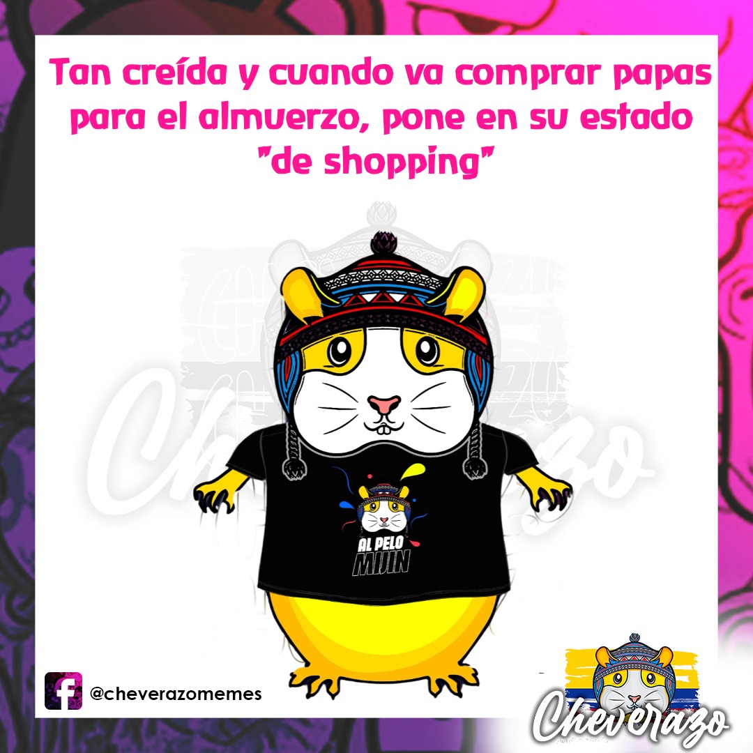 Tan creída y cuando va comprar papas para el almuerzo, pone en su ...