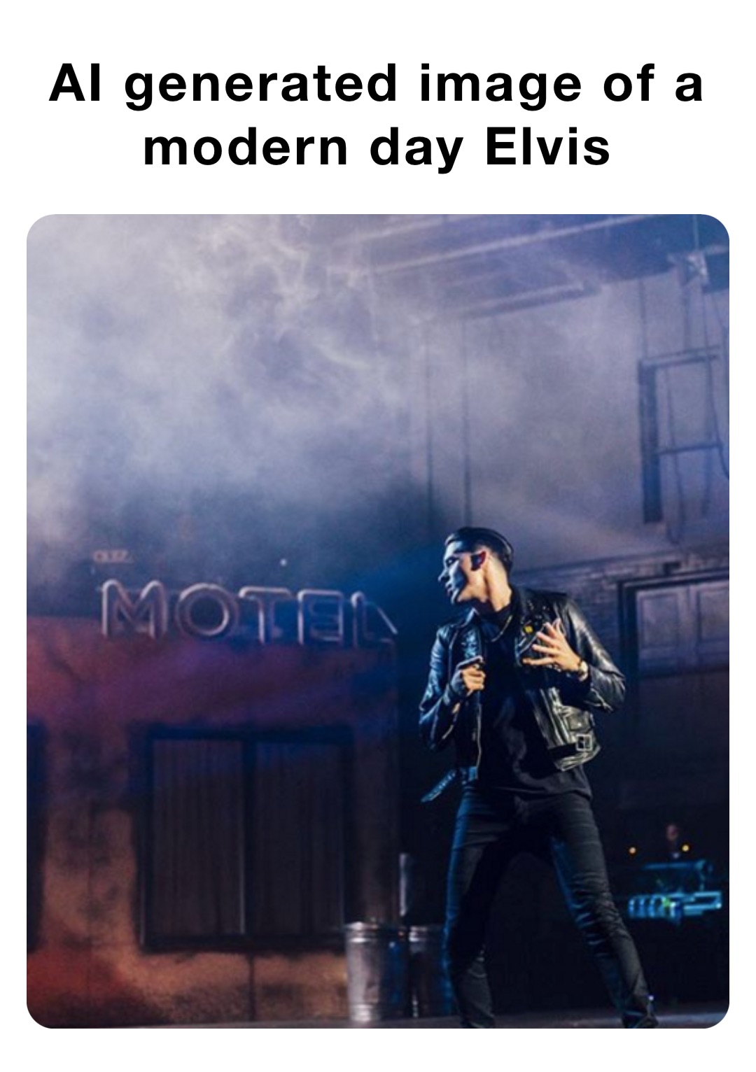 AI generated image of a modern day Elvis | @brighterdays_ | Memes