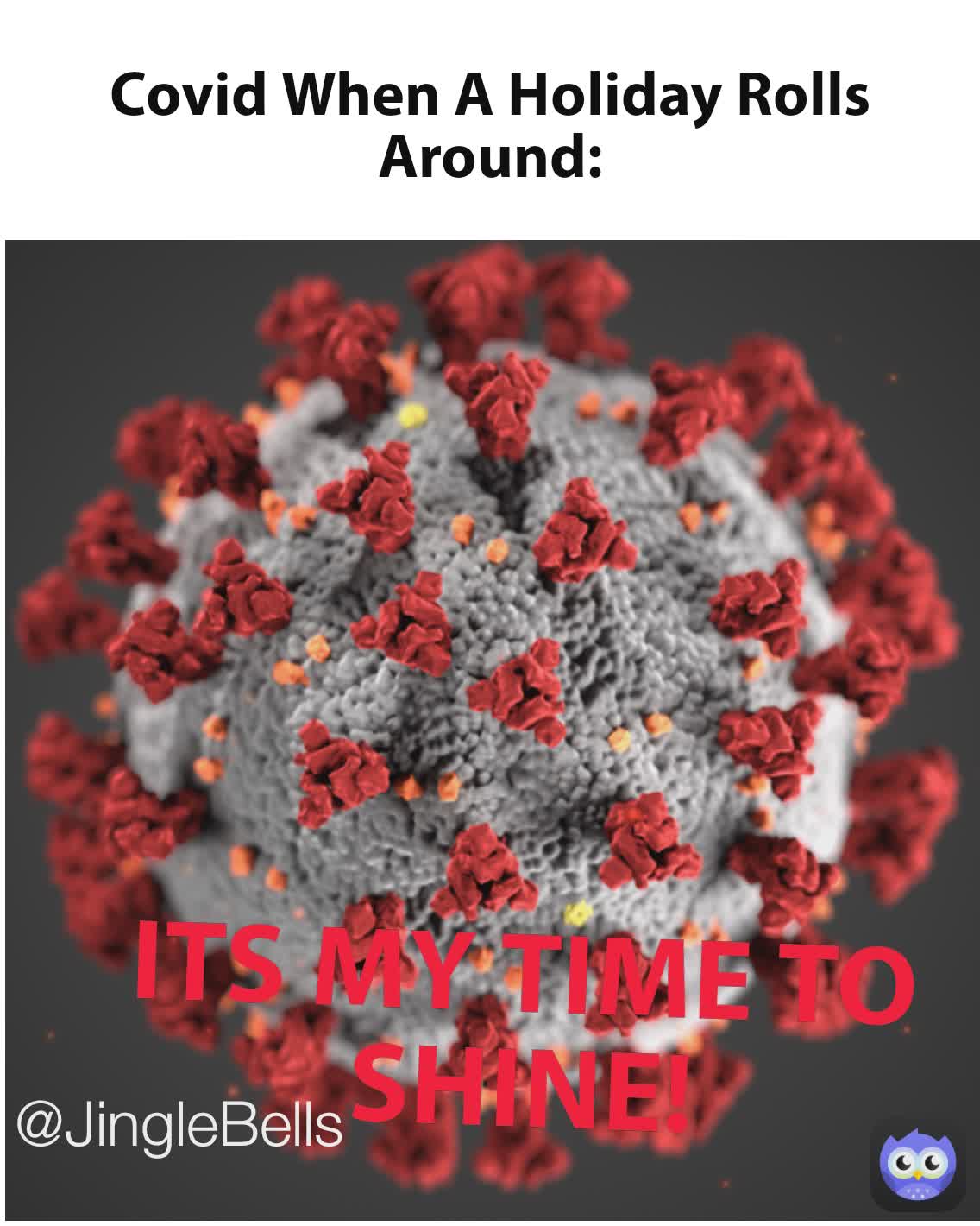 ITS MY TIME TO SHINE! @JingleBells Covid When A Holiday Rolls Around ...