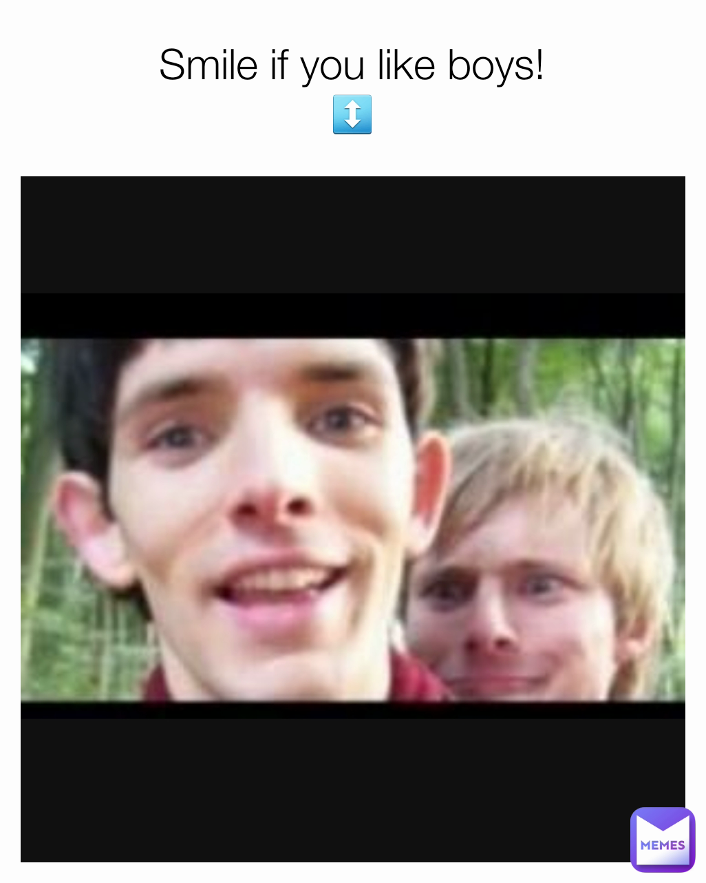 Smile if you like boys! ↕️ | @DNFLover | Memes