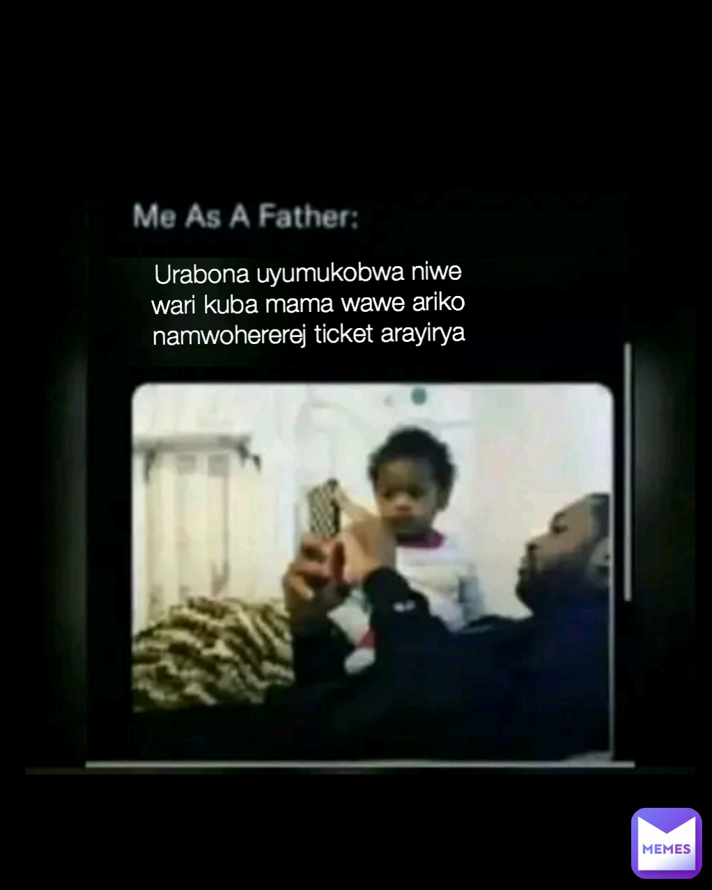 Urabona uyumukobwa niwe wari kuba mama wawe ariko namwohererej ticket ...