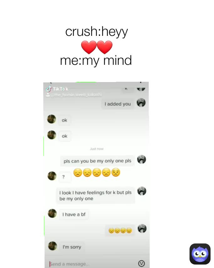 me:my mind crush:heyy | @shsui | Memes
