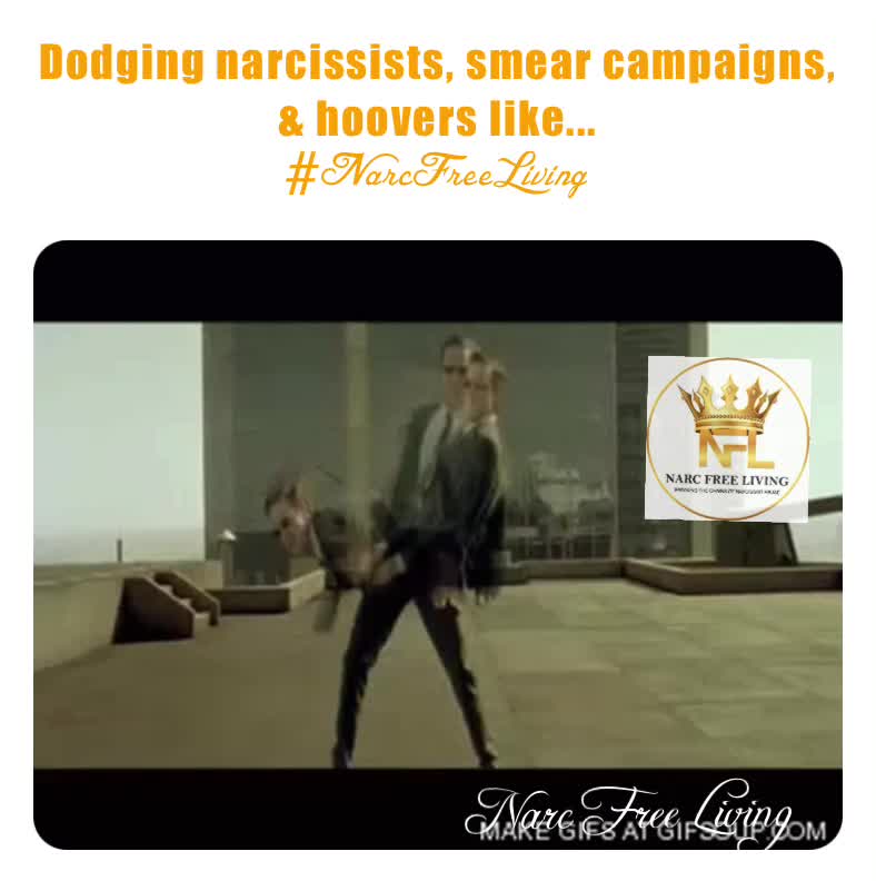 Dodging narcissists, smear campaigns, & hoovers like... #NarcFreeLiving ...