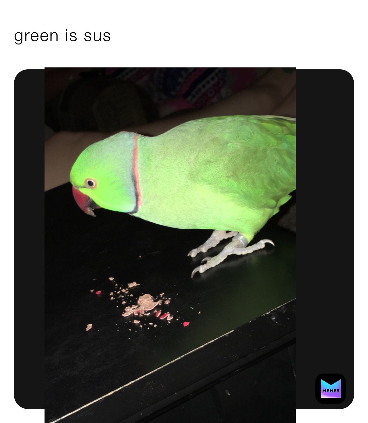 green is sus | @Emmayourdaddy | Memes