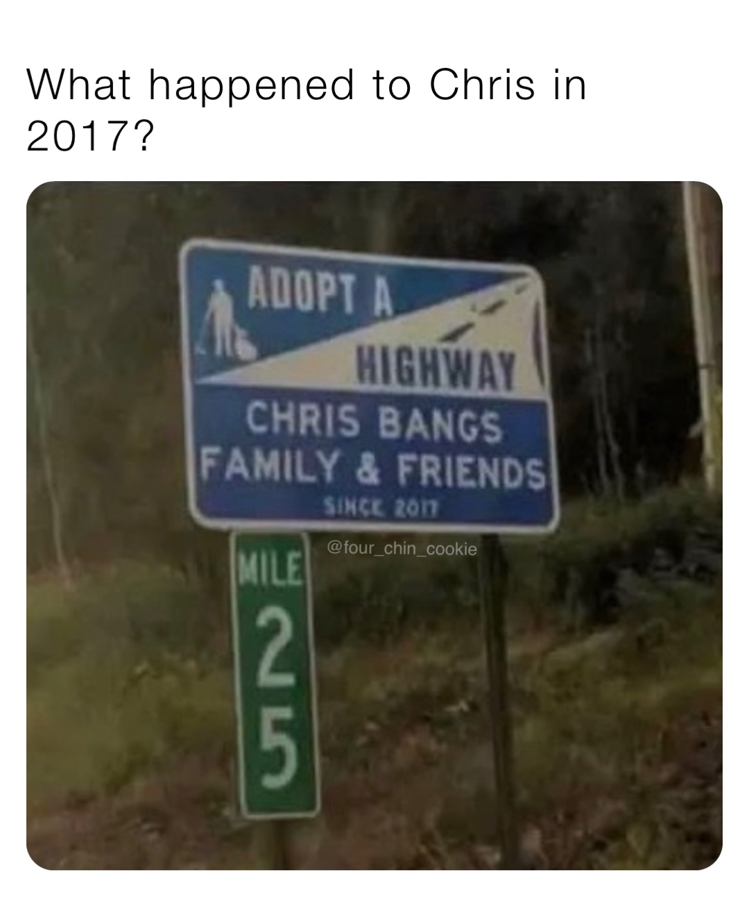 What happened to Chris in 2017? | @Four_Chin_Cookie | Memes