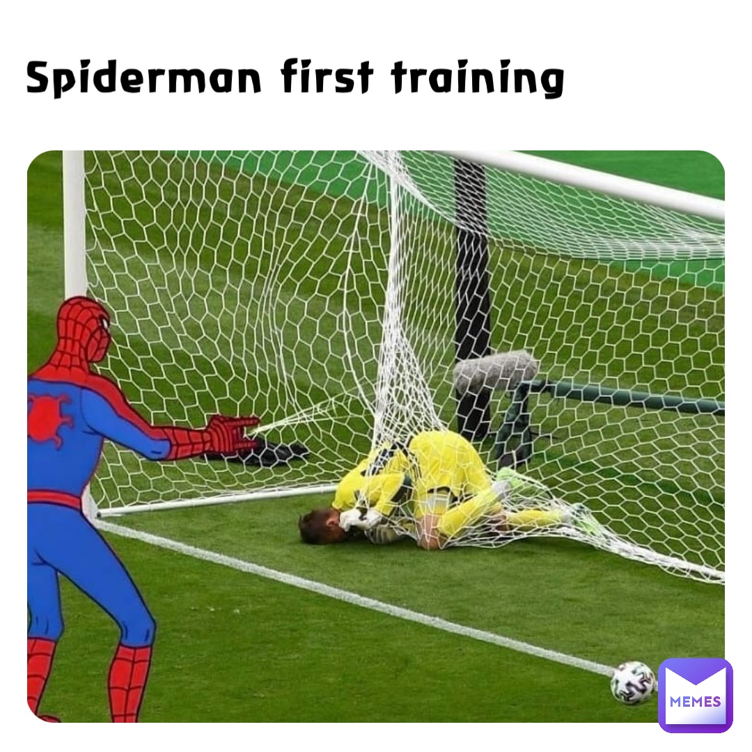 Spiderman first training | @realylliofficial | Memes
