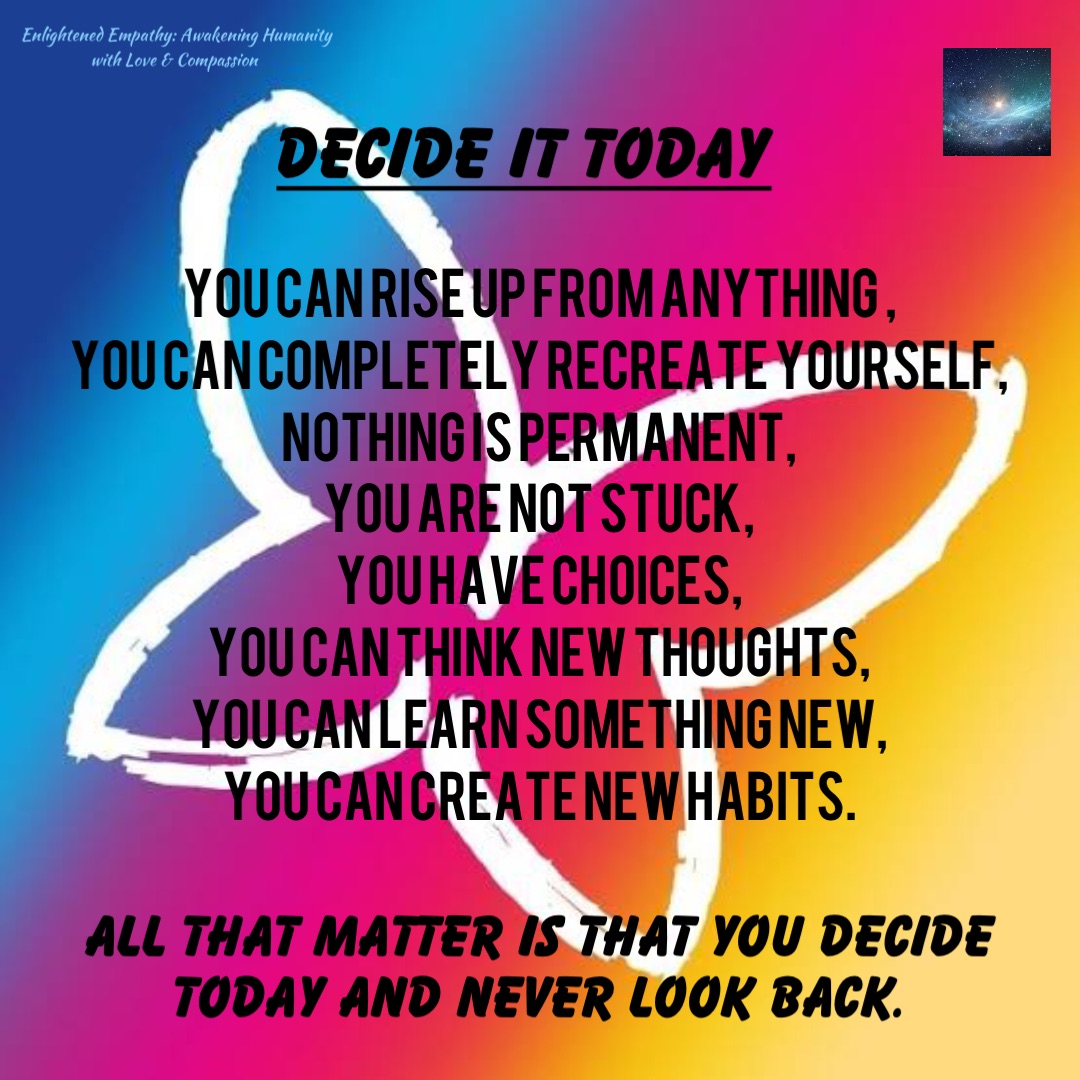 You Can Rise Up From Anything , You Can Completely Recreate Yourself ...