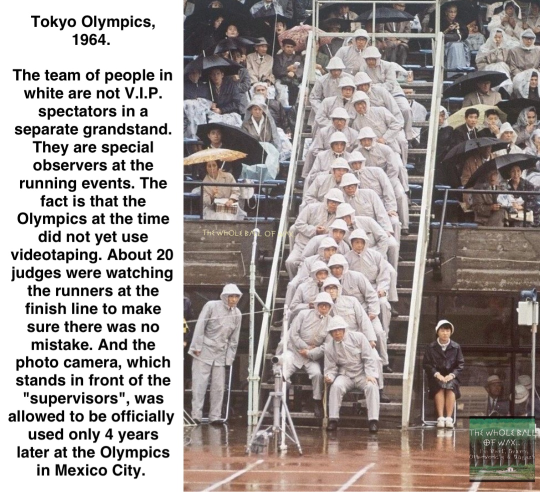 Double tap to edit Tokyo Olympics, 1964. The team of people in white ...