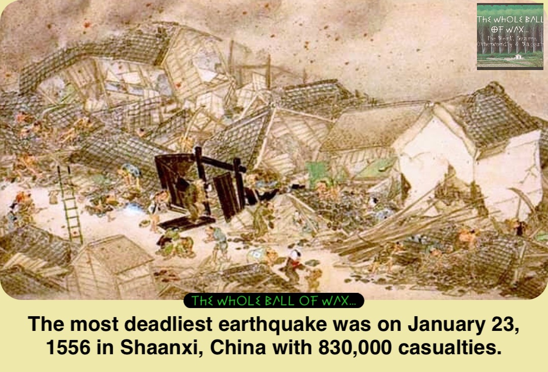 Double tap to edit The most deadliest earthquake was on January 23 ...