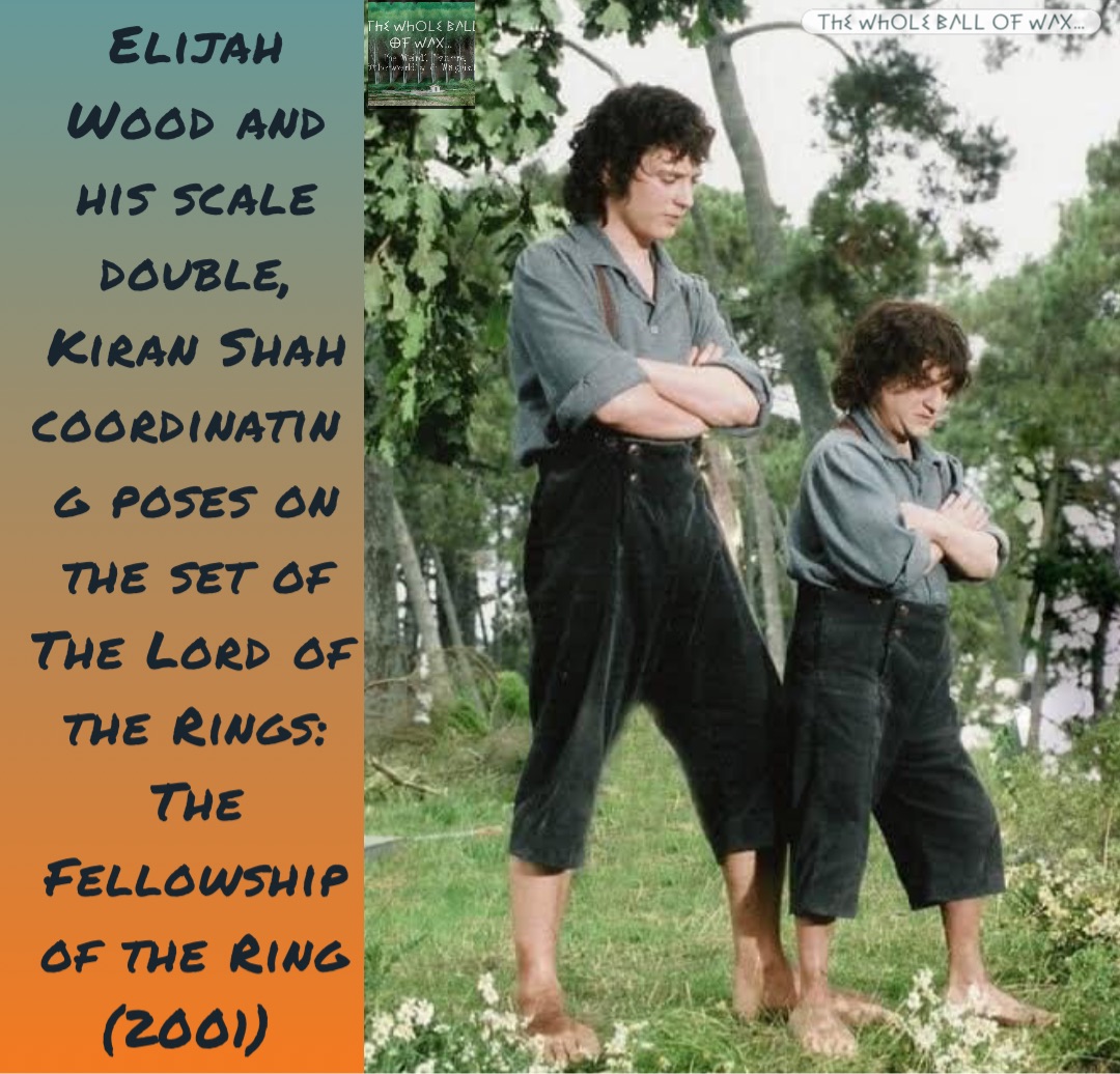 Double tap to edit Elijah Wood and his scale double, Kiran Shah ...