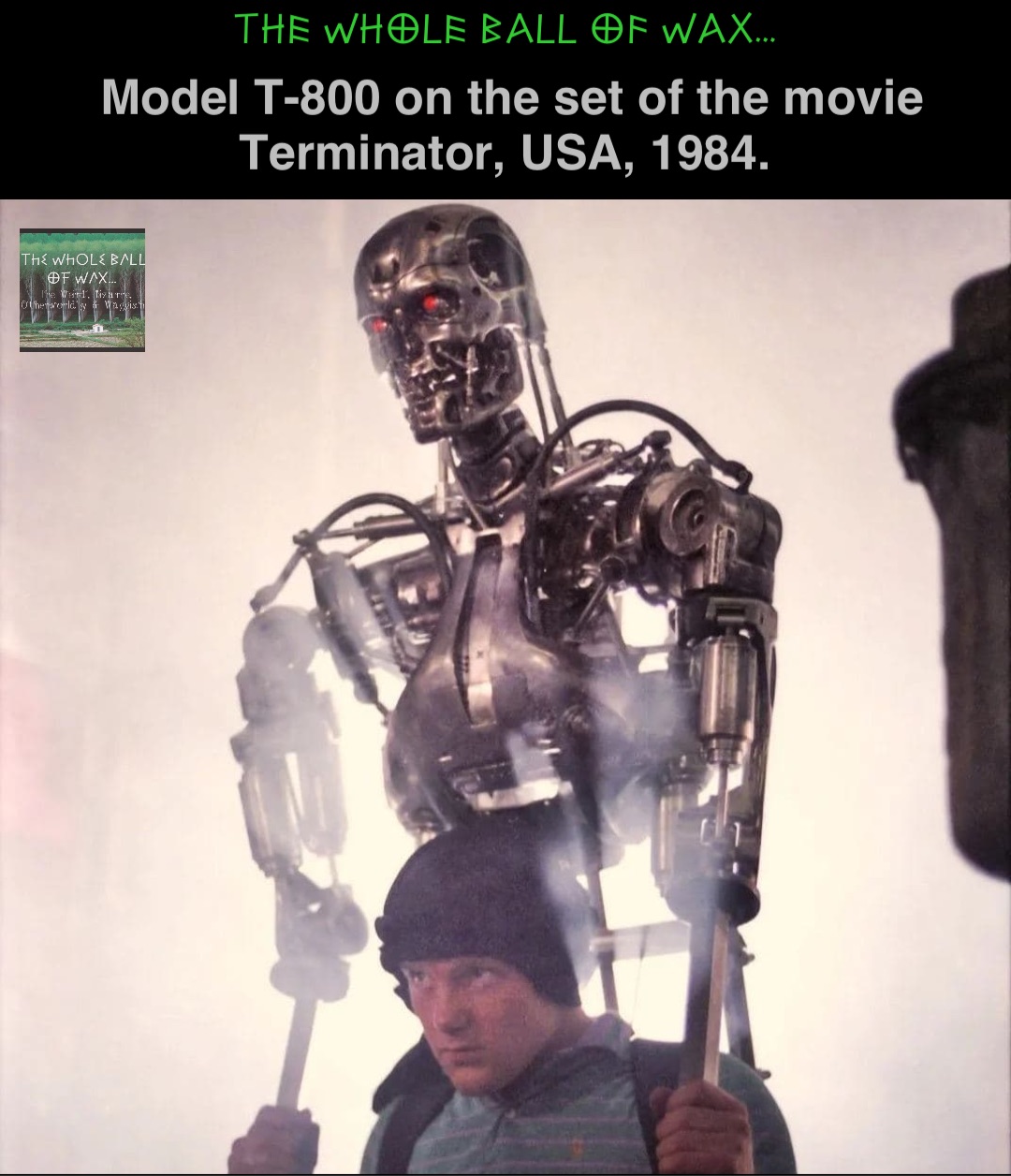 Double tap to edit Double tap to edit Model T-800 on the set of the ...