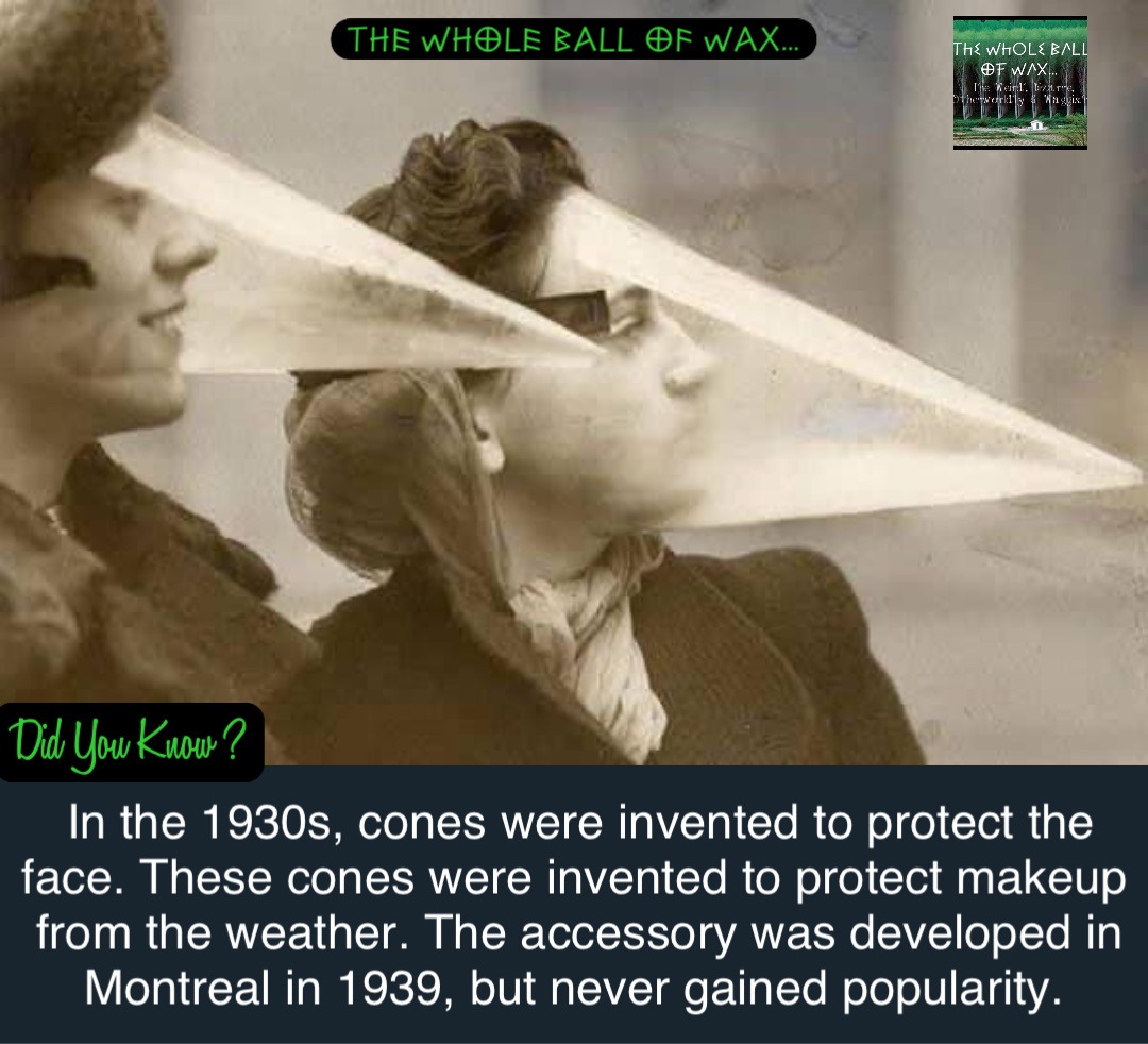 Double tap to edit In the 1930s, cones were invented to protect the ...
