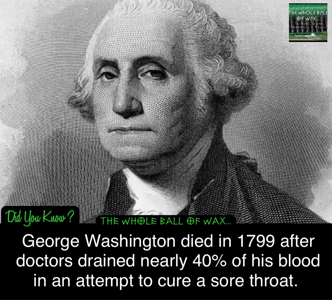 Double tap to edit Double tap to edit George Washington died in 1799 ...
