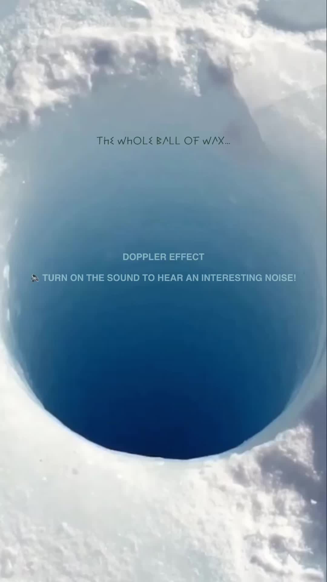 Doppler Effect 🔈 Turn on the sound to hear an interesting noise ...