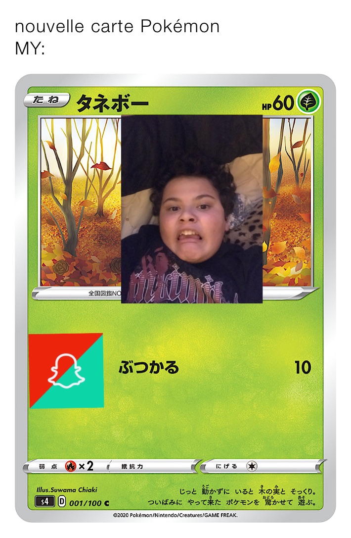 nouvelle carte Pokémon MY: | @nicolasgauthier2007 | Memes