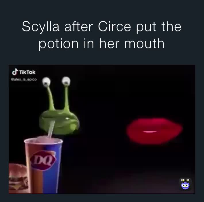 Scylla after Circe put the potion in her mouth | @kathryn_1615815880 ...