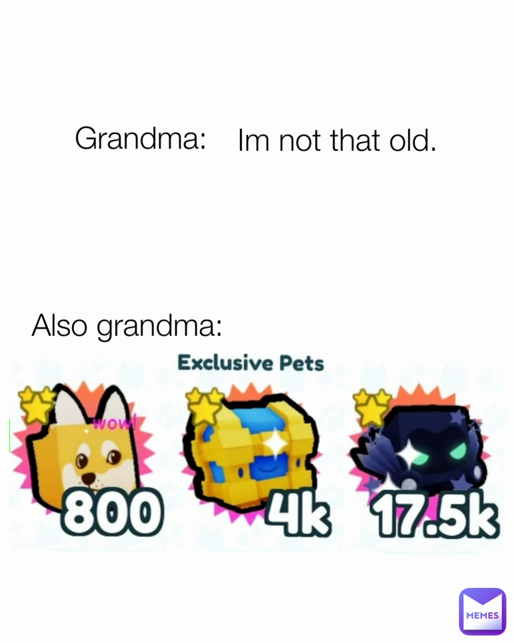 Grandma: Im not that old. Also grandma: | @Fake.Kylie.Jener2010 | Memes