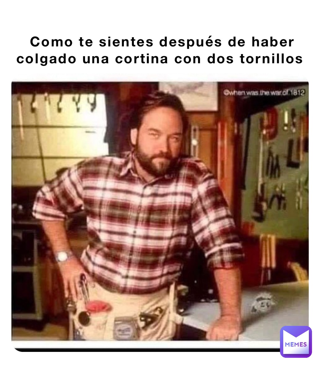 Como te sientes después de haber colgado una cortina con dos tornillos ...