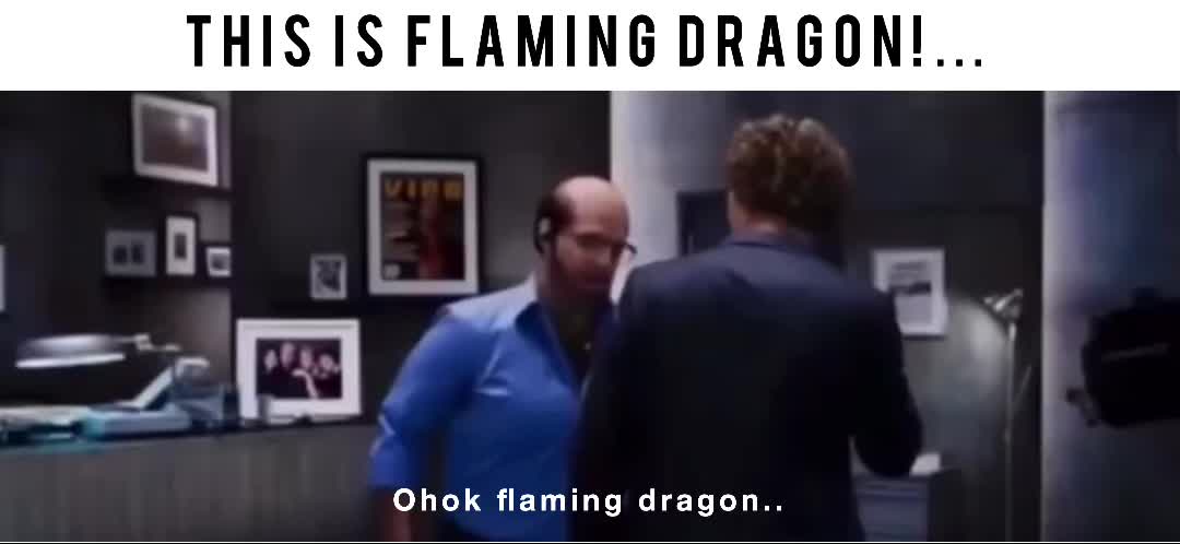This is flaming dragon!… Ohok flaming dragon.. | @512huey | Memes