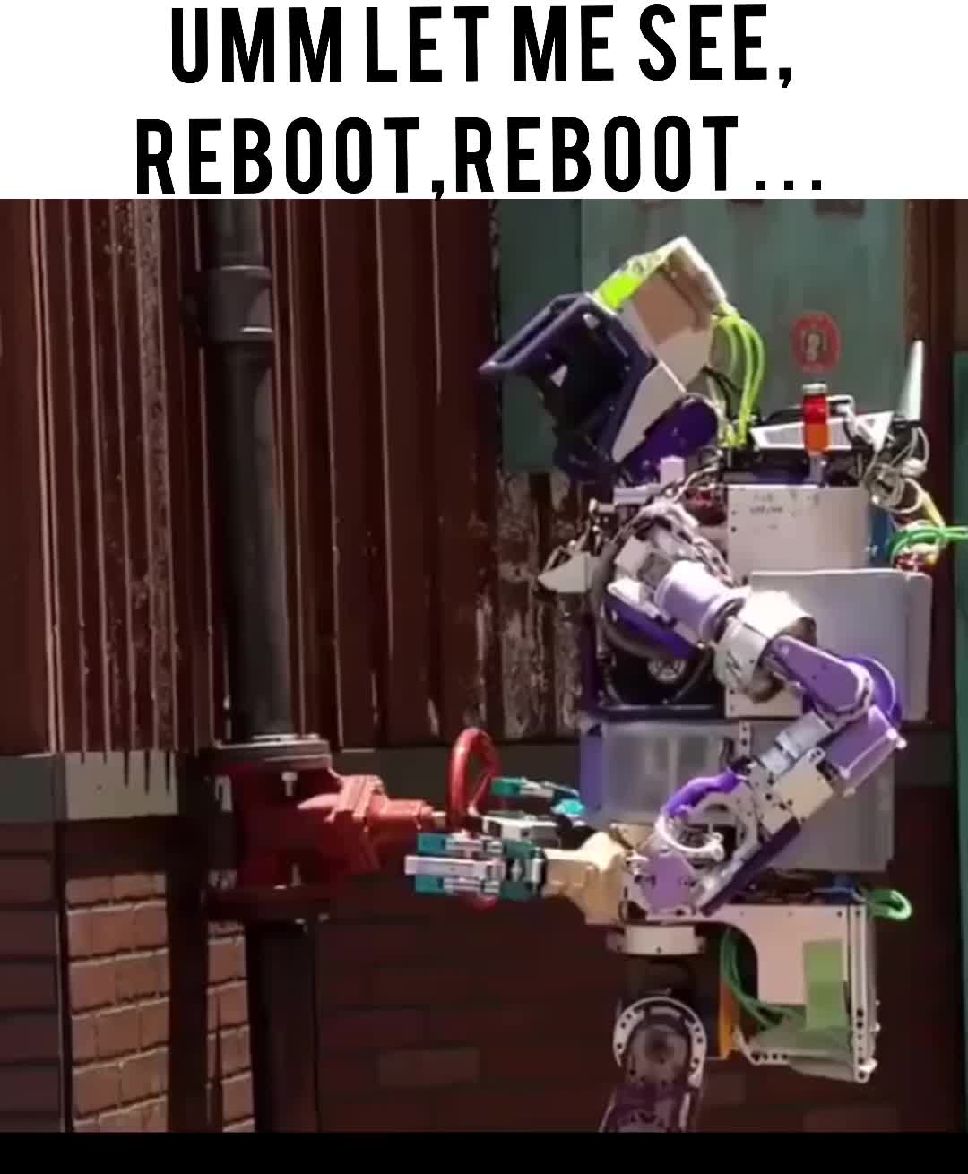 Umm let me see, reboot,reboot… Double tap to edit | @512huey | Memes