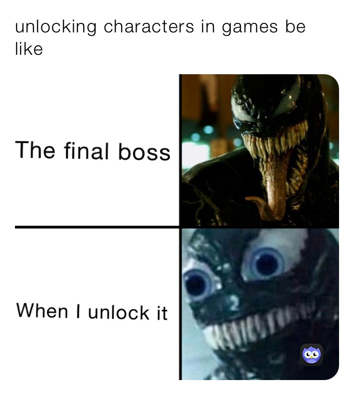 unlocking characters in games be like | @mario3xx | Memes