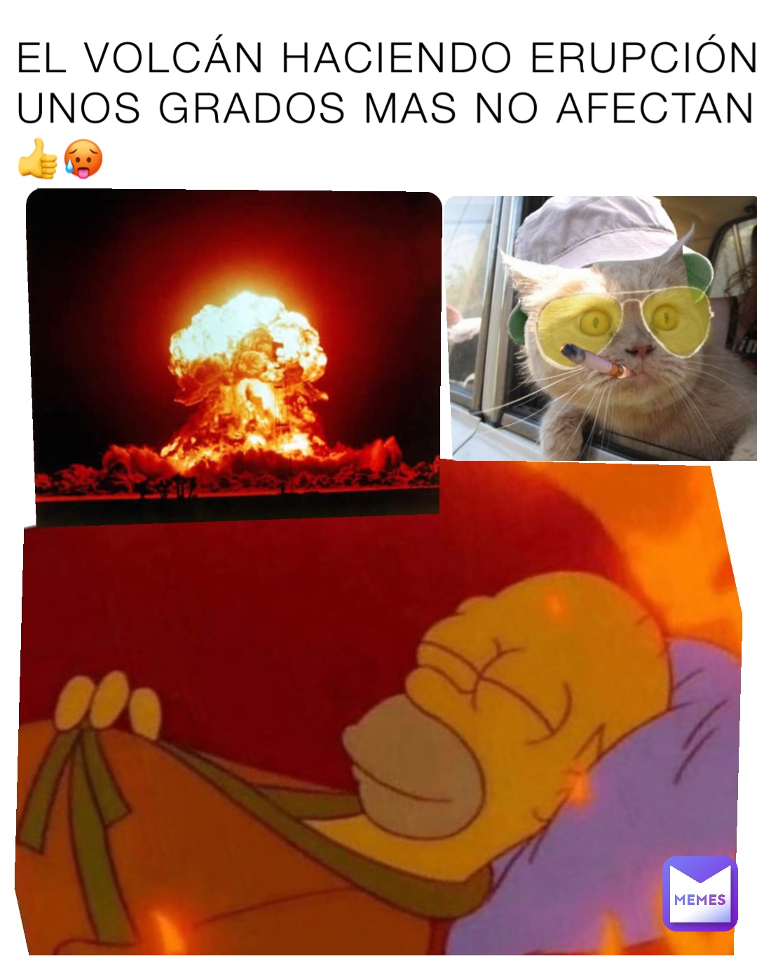 EL VOLCÁN HACIENDO ERUPCIÓN “ UNOS GRADOS MAS NO AFECTAN 👍🥵 ...