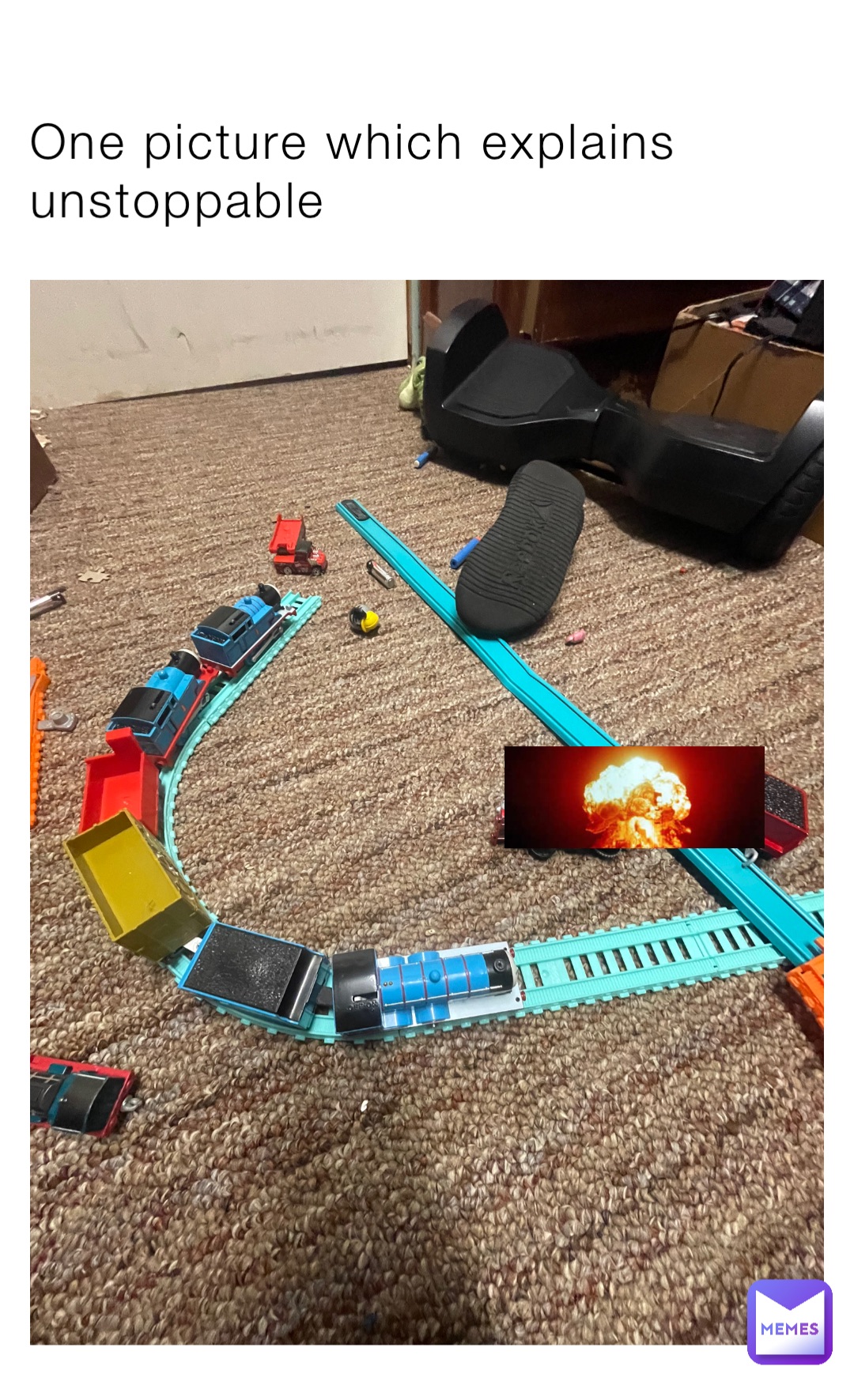 One picture which explains unstoppable | @TUGSFan88 | Memes