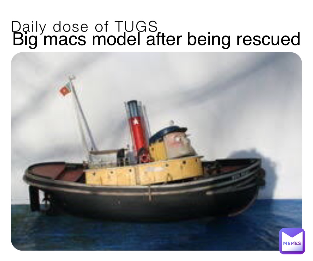 Daily dose of TUGS Big macs model after being rescued | @That_Trucking ...