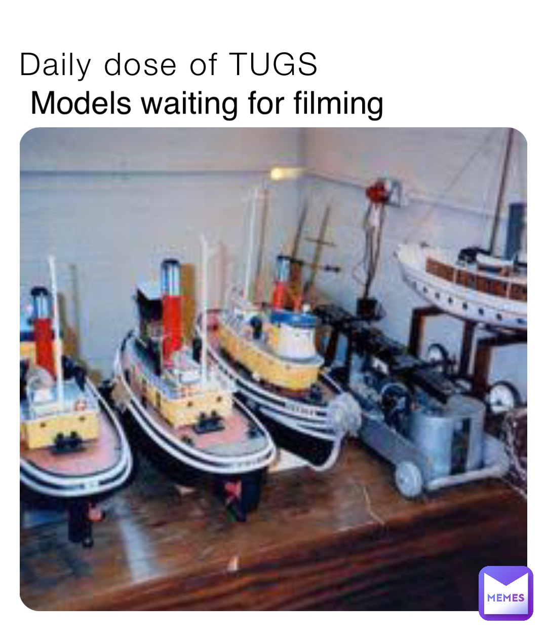 Daily dose of TUGS Models waiting for filming | @That_Trucking_Guy | Memes