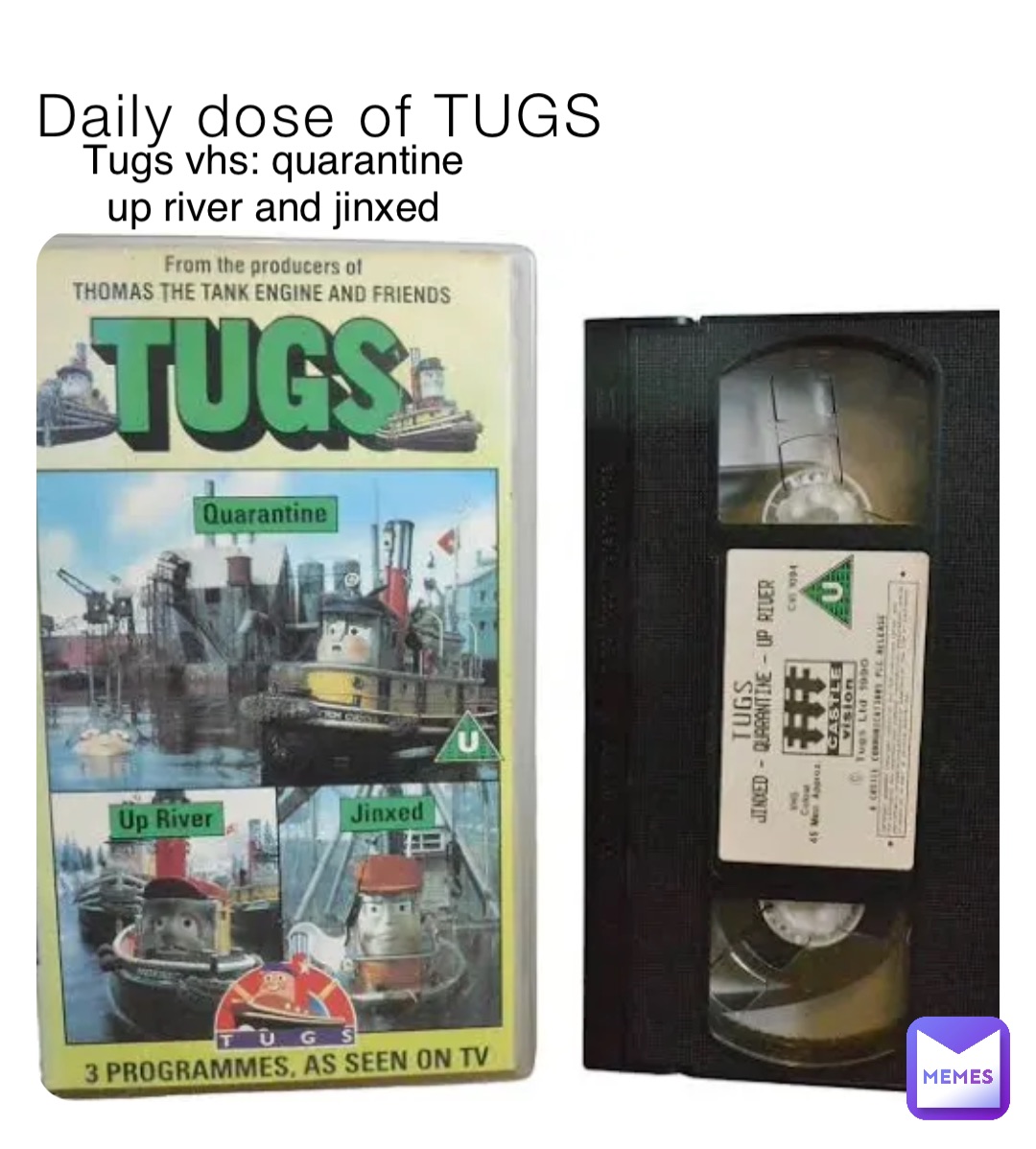 Daily dose of TUGS Tugs vhs: quarantine up river and jinxed ...