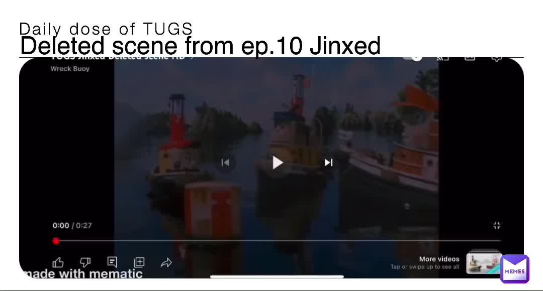 Daily dose of TUGS Deleted scene from ep.10 Jinxed | @That_Trucking_Guy ...