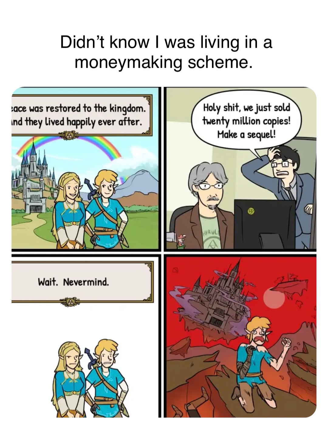 totk has been better than elden ring since the first trailer I’m not ...