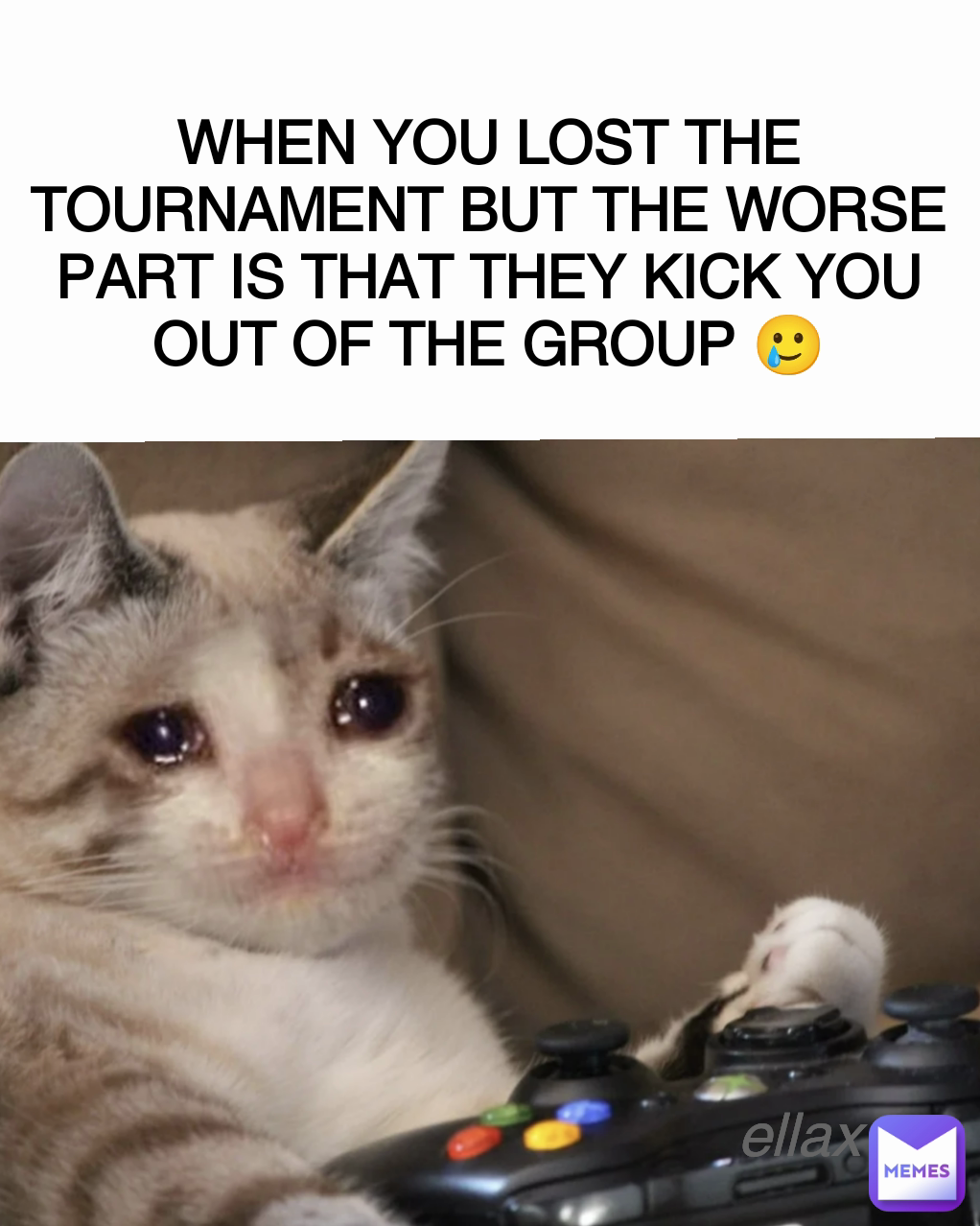 WHEN YOU LOST THE TOURNAMENT BUT THE WORSE PART IS THAT THEY KICK YOU ...