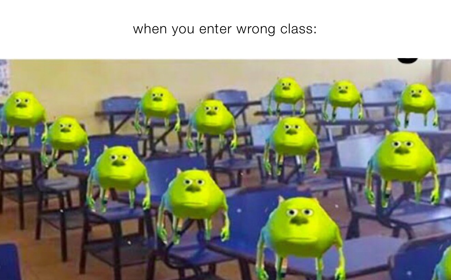 when you enter wrong class: | @demi-mata | Memes