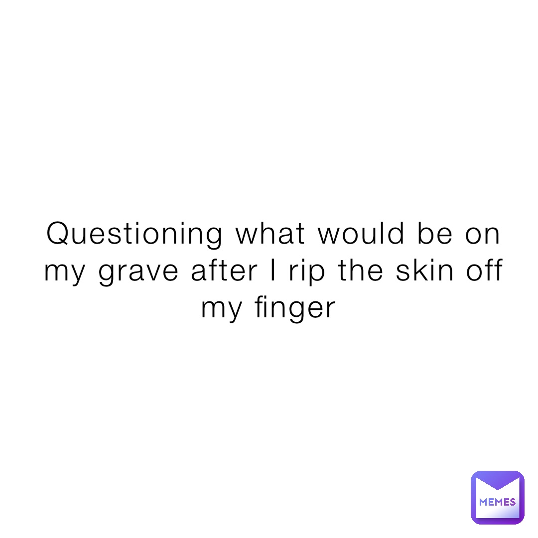Questioning Finger Meme