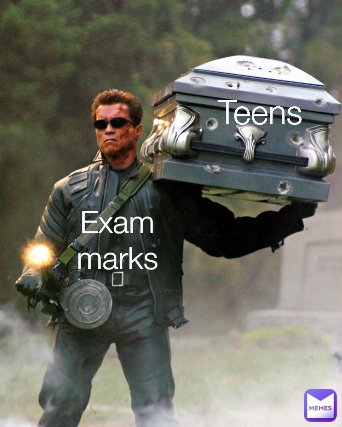 Exam marks Teens | @Onethdacrispycrap | Memes