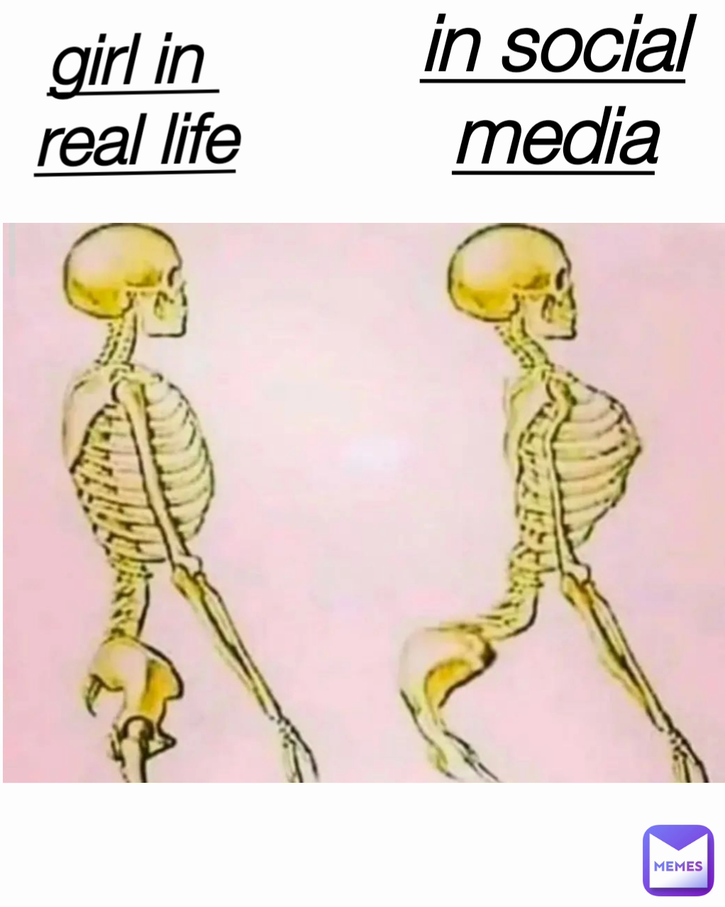 in social media girl in real life girl in real life | @jstalin146 | Memes