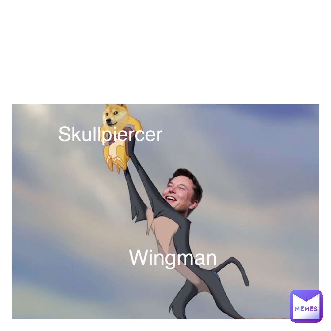 Text Here Wingman Skullpiercer | @DOCTOR_PABLO | Memes