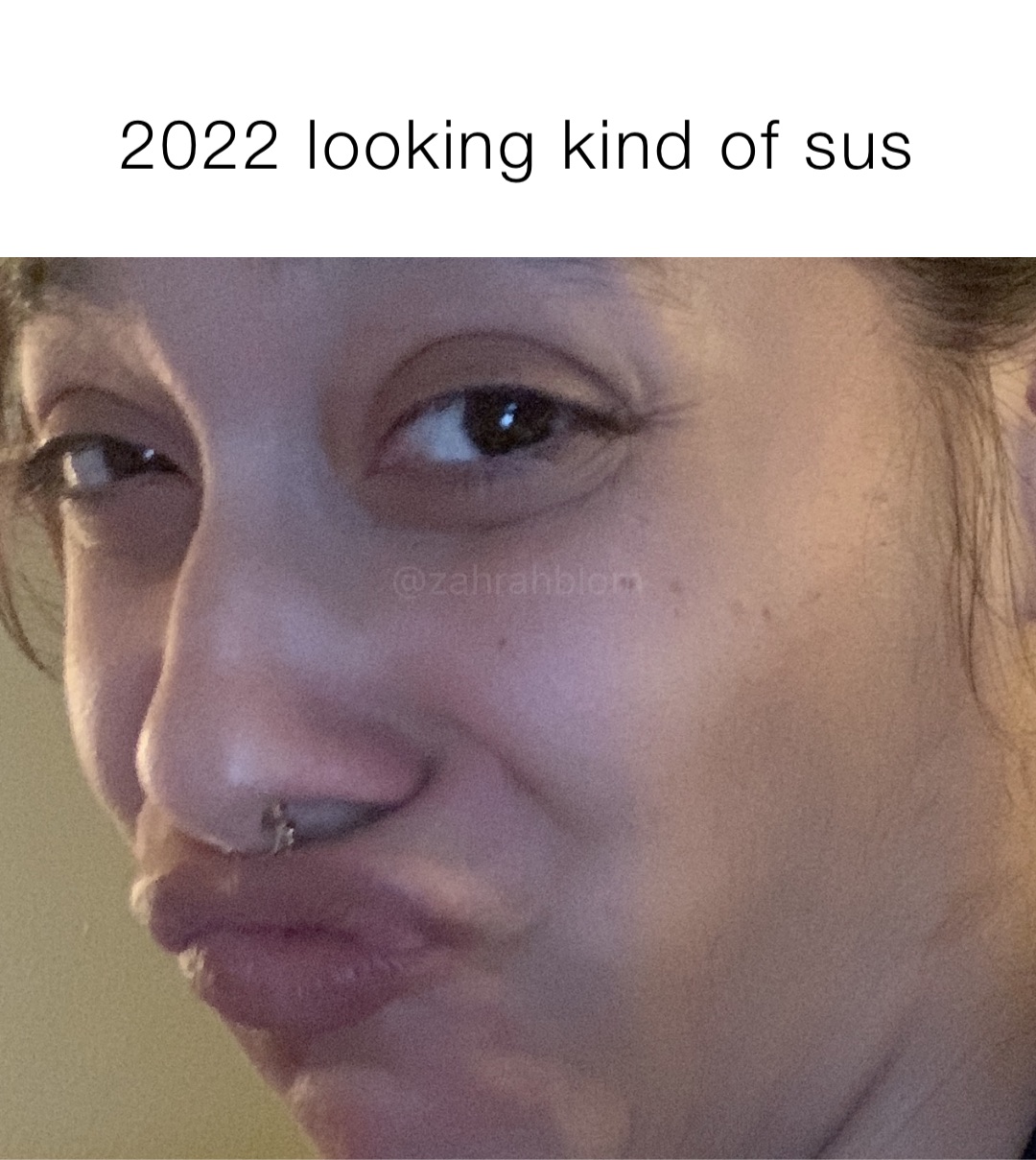 2022 looking kind of sus | @BlomZahrah | Memes
