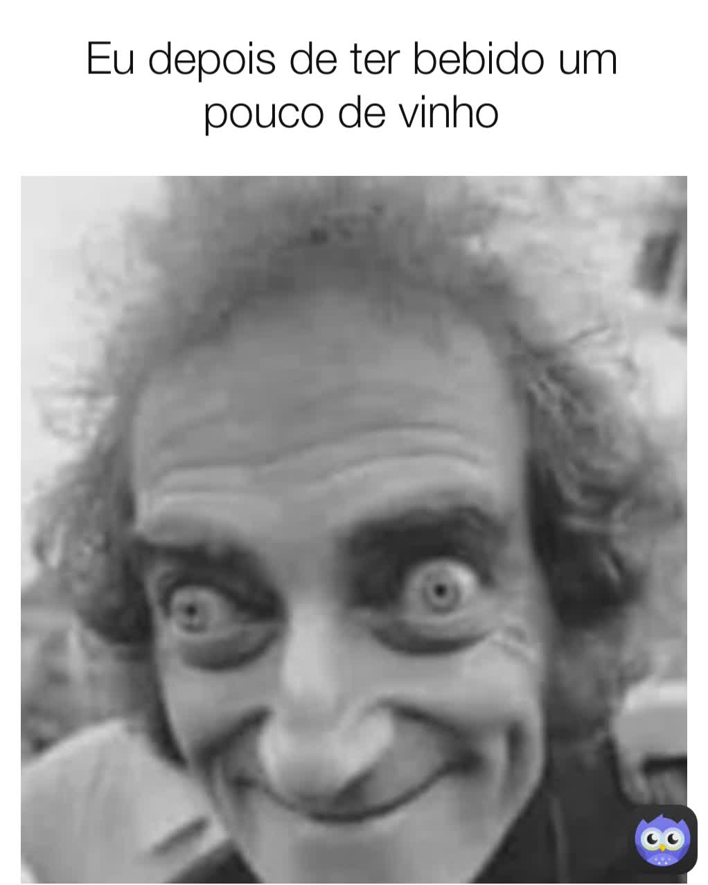 Eu depois de ter bebido um pouco de vinho | @kakadodo | Memes