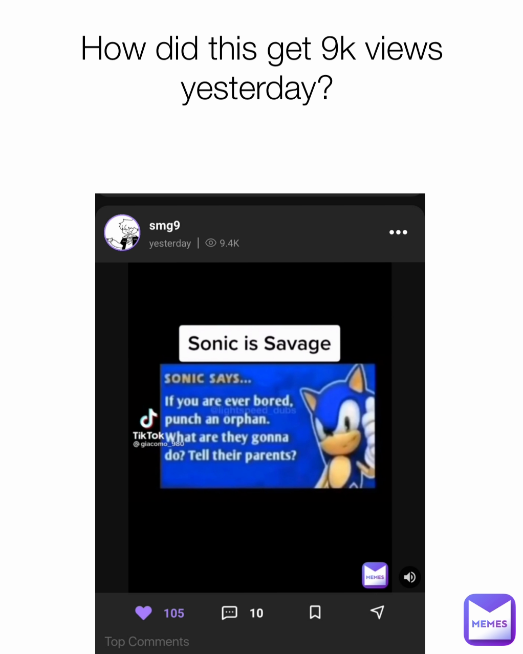 How did this get 9k views yesterday? | @smg9 | Memes
