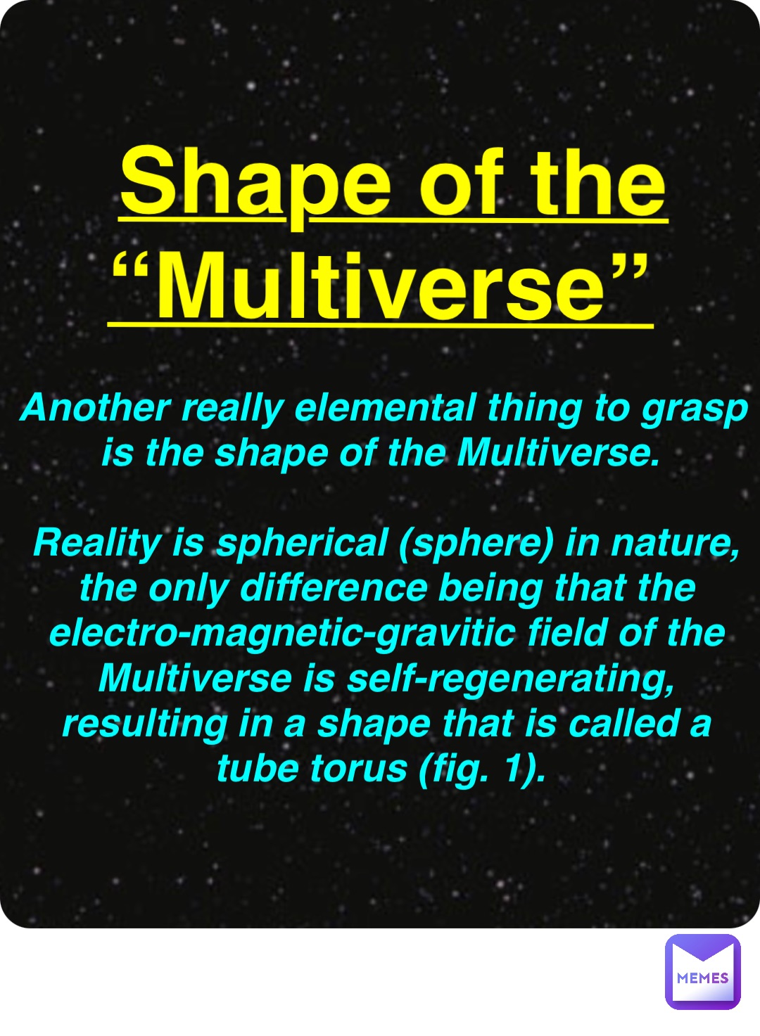 Double tap to edit Shape of the “Multiverse” Another really elemental ...