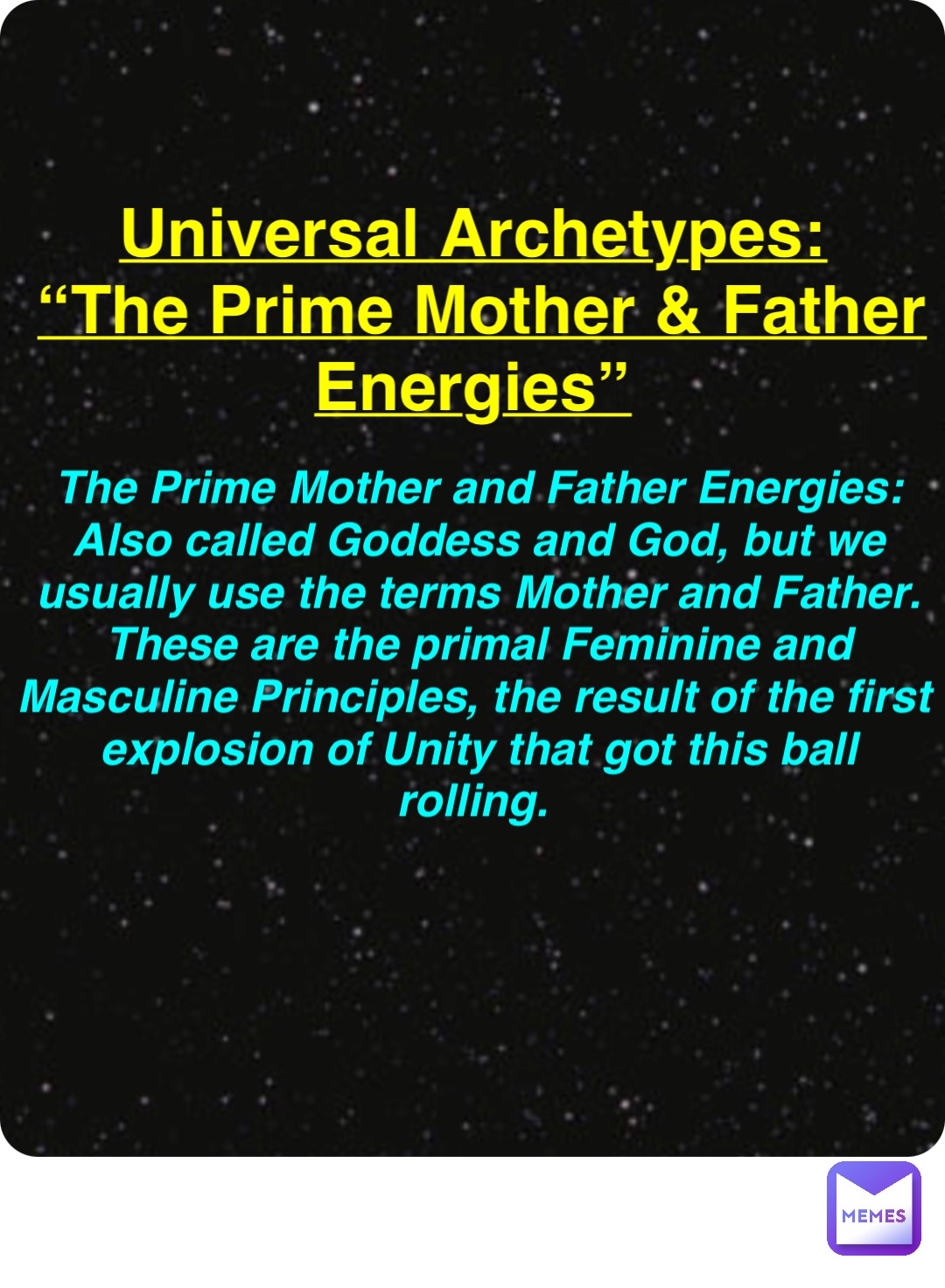 Double tap to edit Universal Archetypes: “The Prime Mother & Father ...