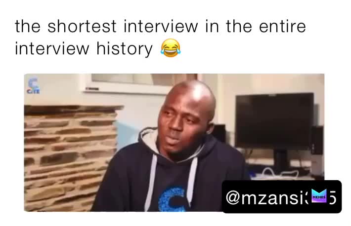 the shortest interview in the entire interview history 😂 | @p4casjpvxi ...
