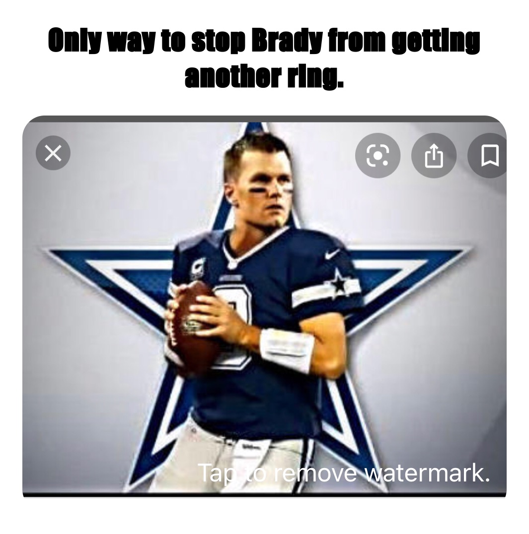 Only way to stop Brady from getting another ring. | @a8be246tcf | Memes