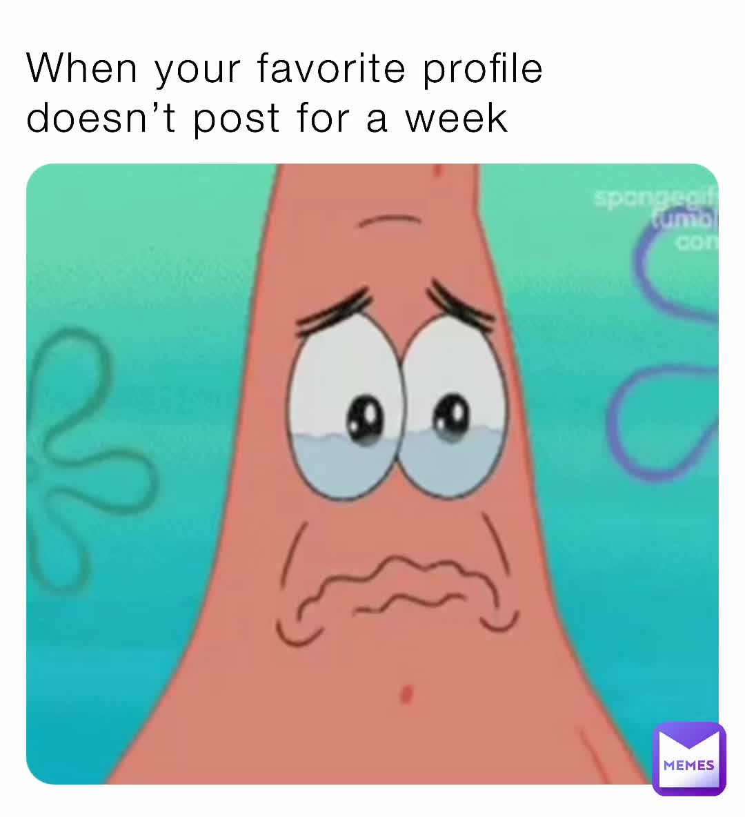 When your favorite profile doesn’t post for a week | @dailydoseofbruh12 ...