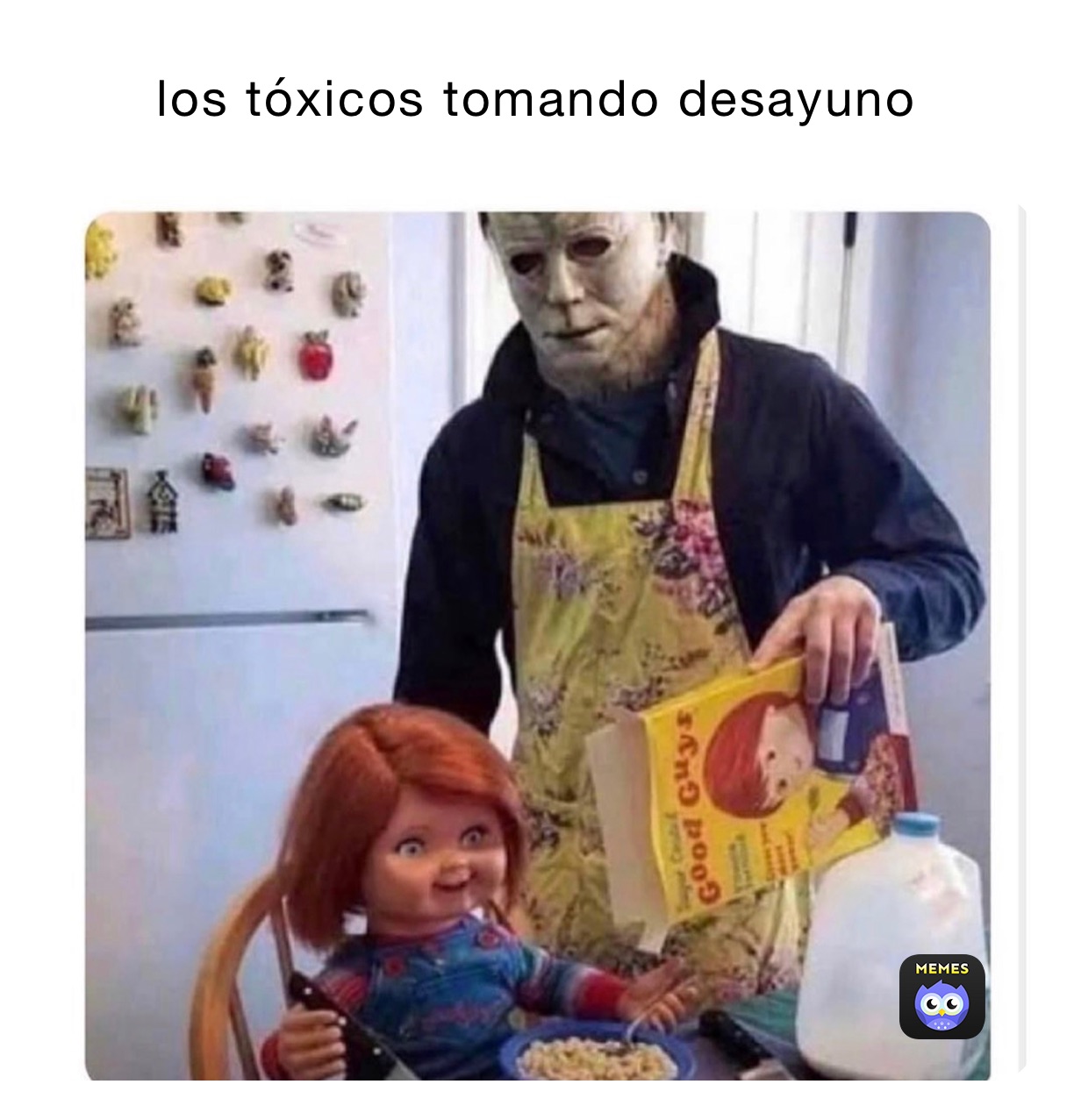 los tóxicos tomando desayuno | @taimagm | Memes