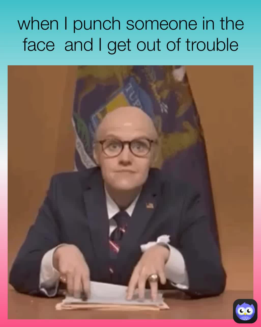 when I punch someone in the face and I get out of trouble | @youmynub23 ...