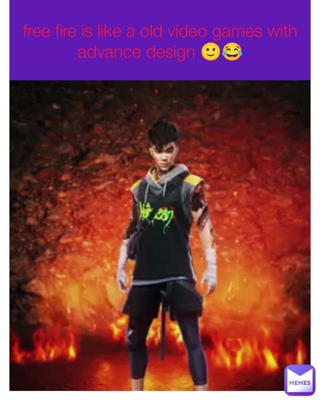free fire is like a old video games with advance design 🙂😂 ...
