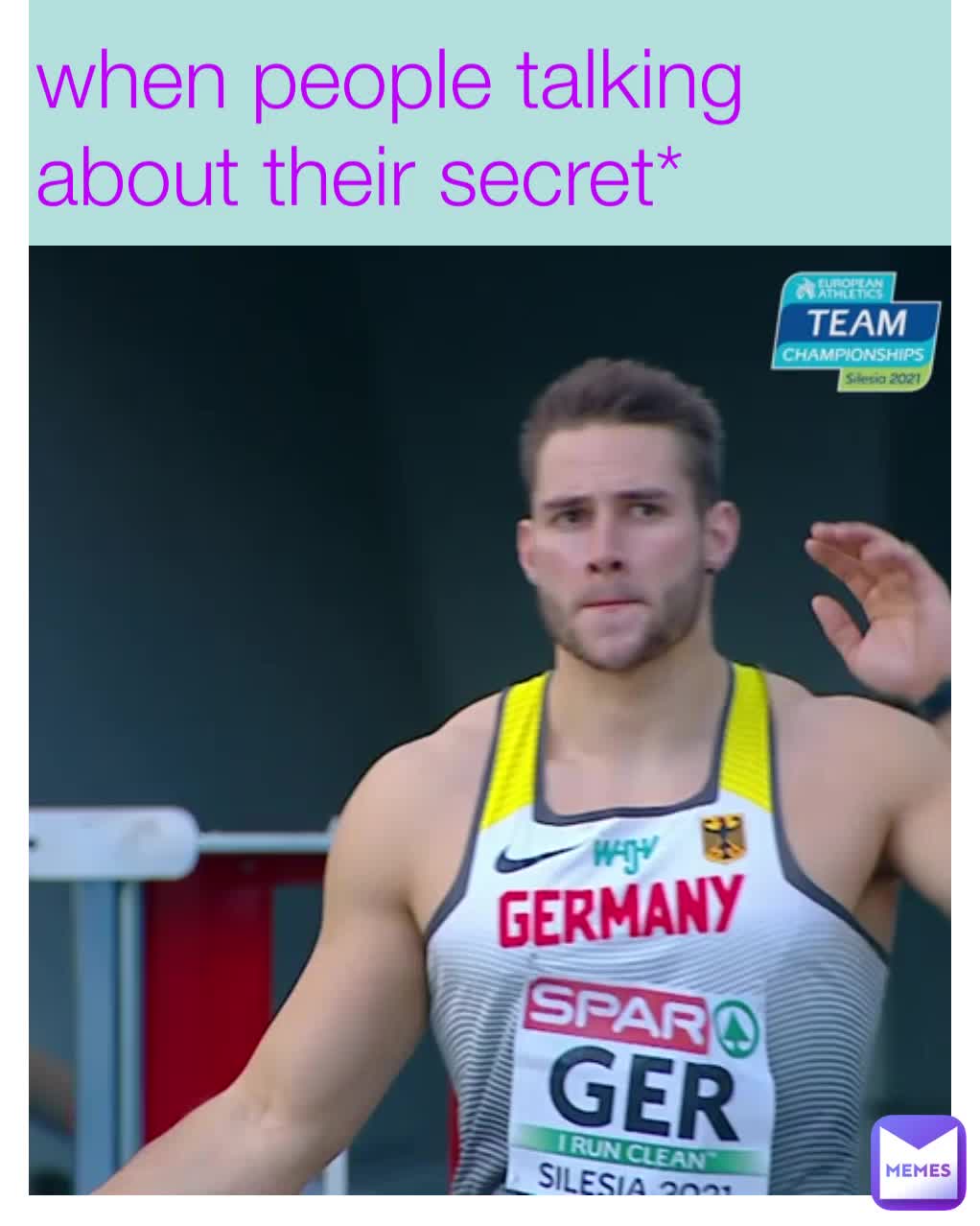 when people talking about their secret* | @reverseego | Memes